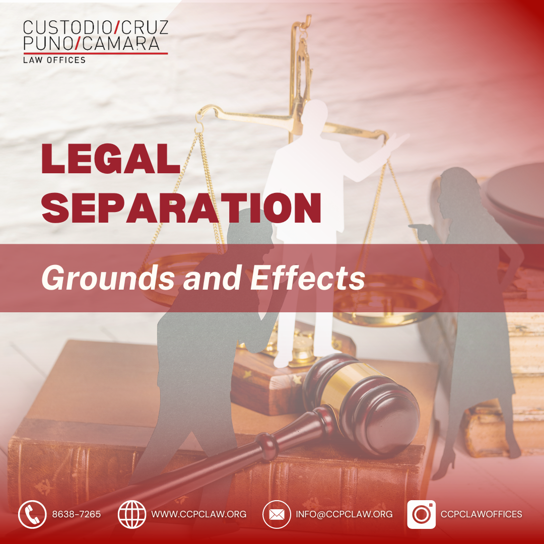 Legal Separation - Custodio Cruz Puno and Camara Law Offices