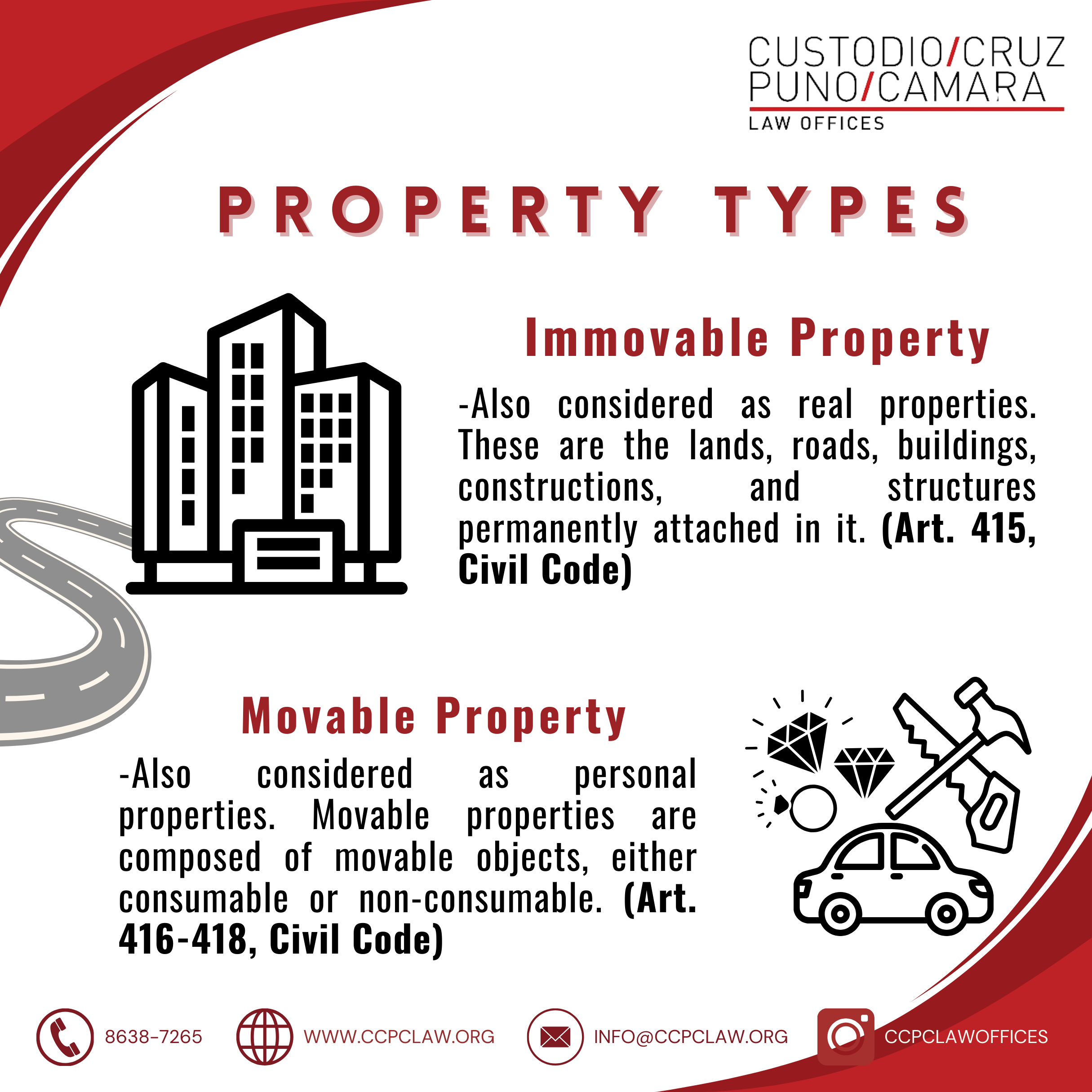 Property Types - Custodio Cruz Puno and Camara Law Offices